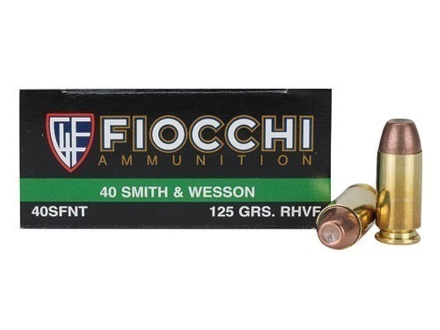 Fiocchi Frangible 40 S&W Ammo 125 Grain SinterFire Frangible Flat Nose