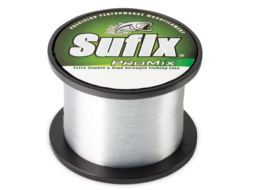 Sufix ProMix Monofilament Fishing Line 12lb 330yd Low-Vis Green