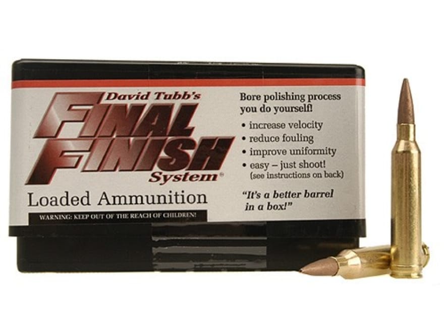Tubb Final Finish Bore Lapping Ammo 7mm Remington Mag Box of 20