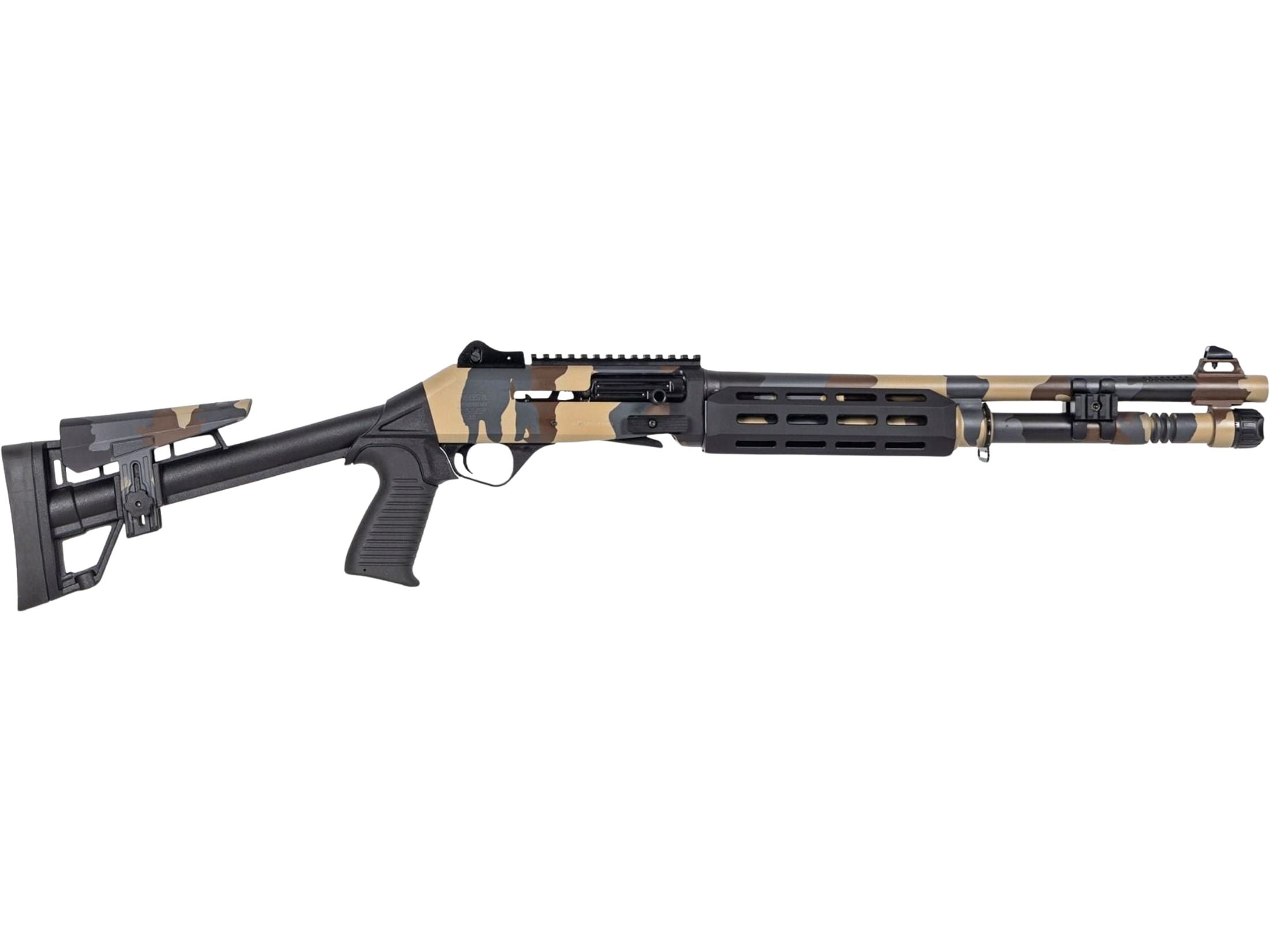 Panzer Arms M4 Speed ARGO Semi Automatic 12 Ga Shotgun 18.5 Desert