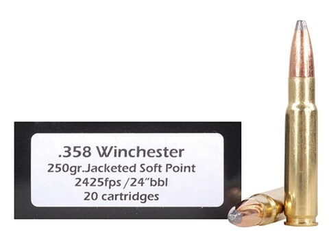 DoubleTap Ammo 358 Winchester 250 Grain Jacketed Soft Point Box of 20