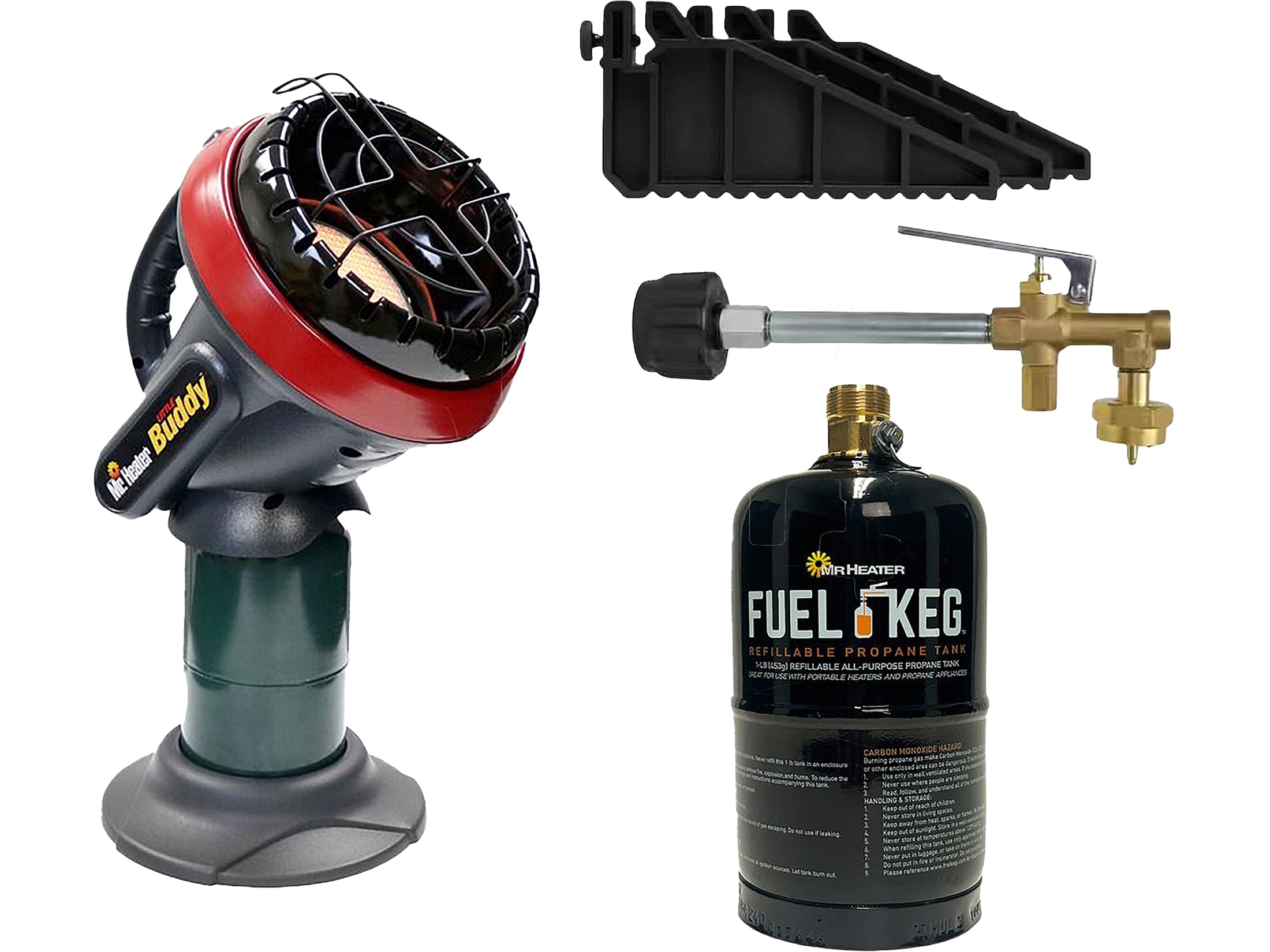 Mr. Heater Little Buddy Heater, 1LB Refill Tank Kit, 1LB Refillable