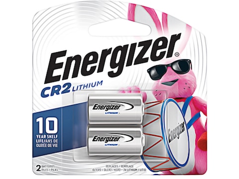 Energizer Battery CR2 3 Volt Lithium Pack of 2