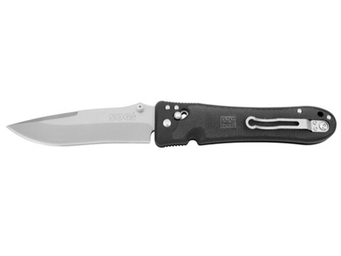 SOG Spec-Elite II Folding Knife 5 Drop Point VG-10 SS Blade GRN Handle