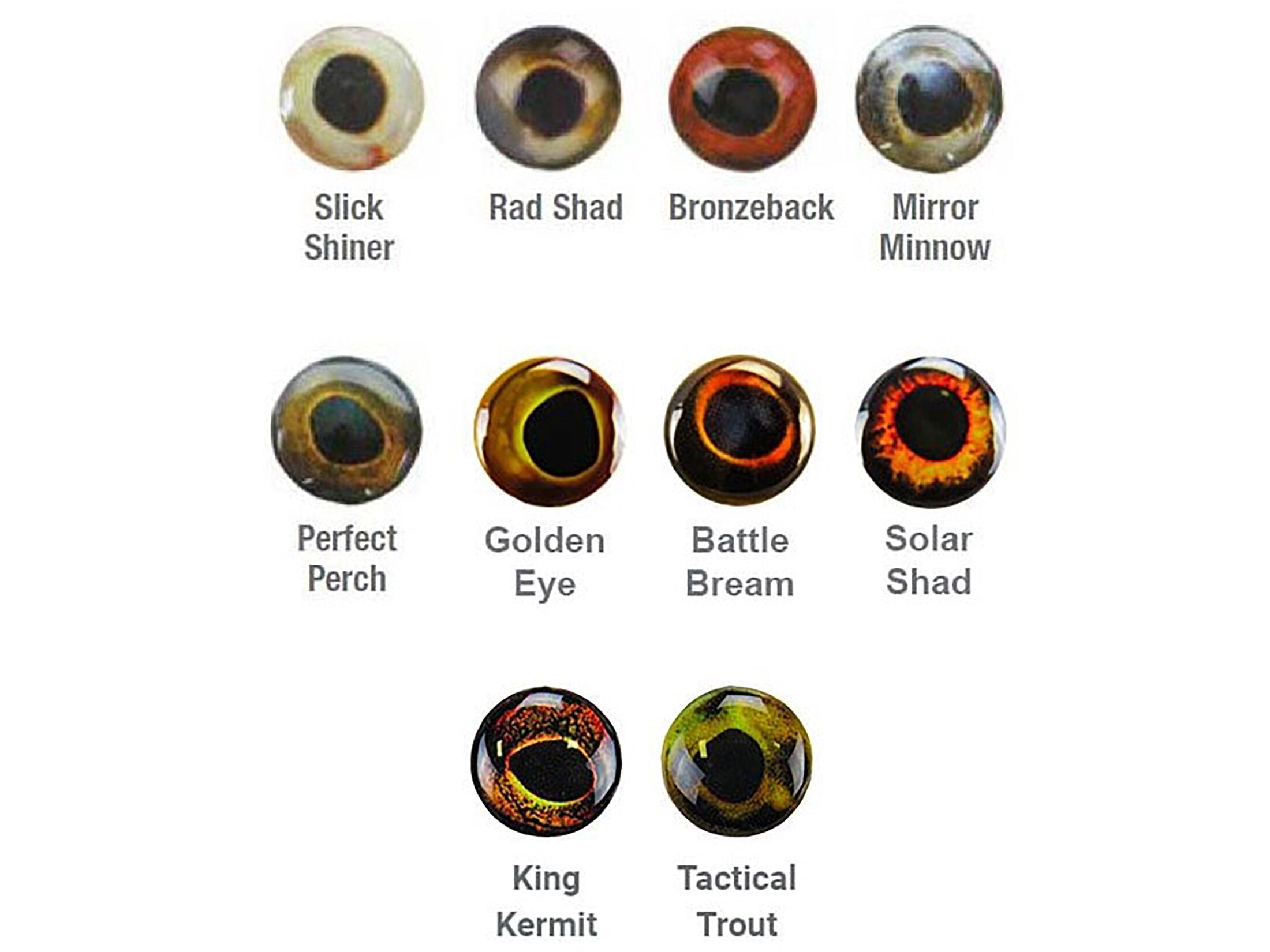Do-it Molds Hyper HD Series Lure Eyes 4mm Golden Eye 100PK