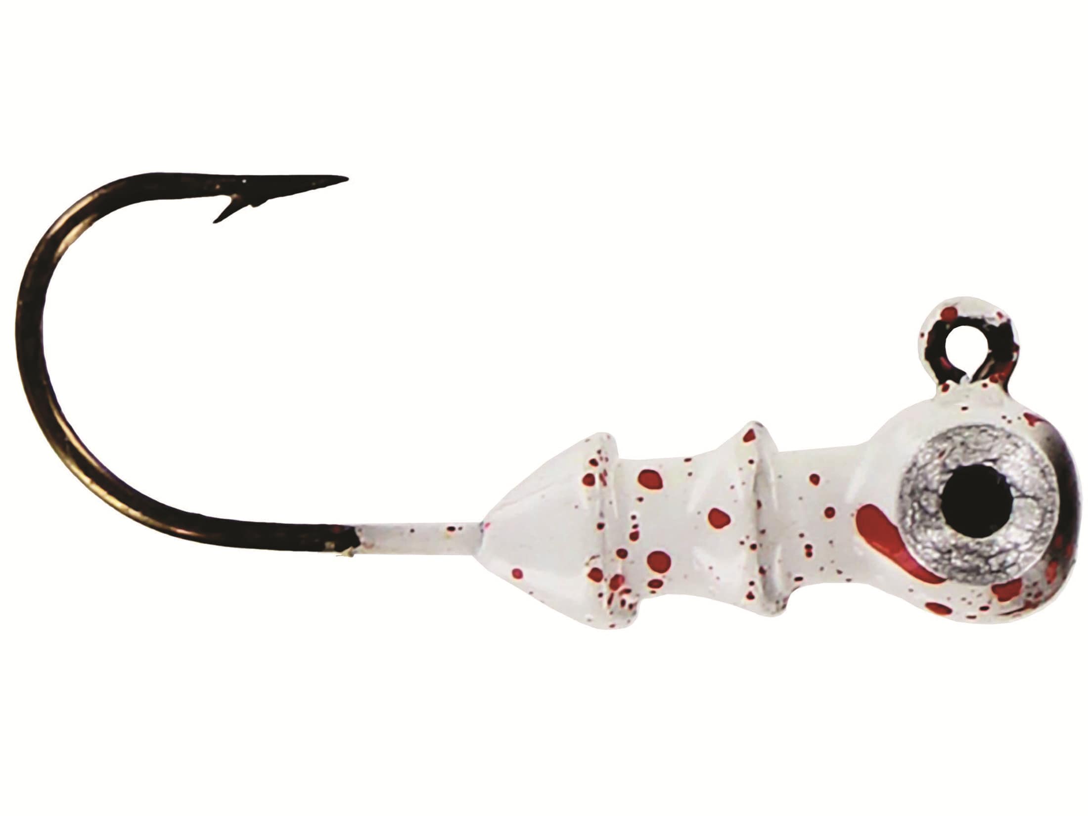 Big Bite Baits Contender Jig 1/8oz Round Ball Jighead Bloodshot