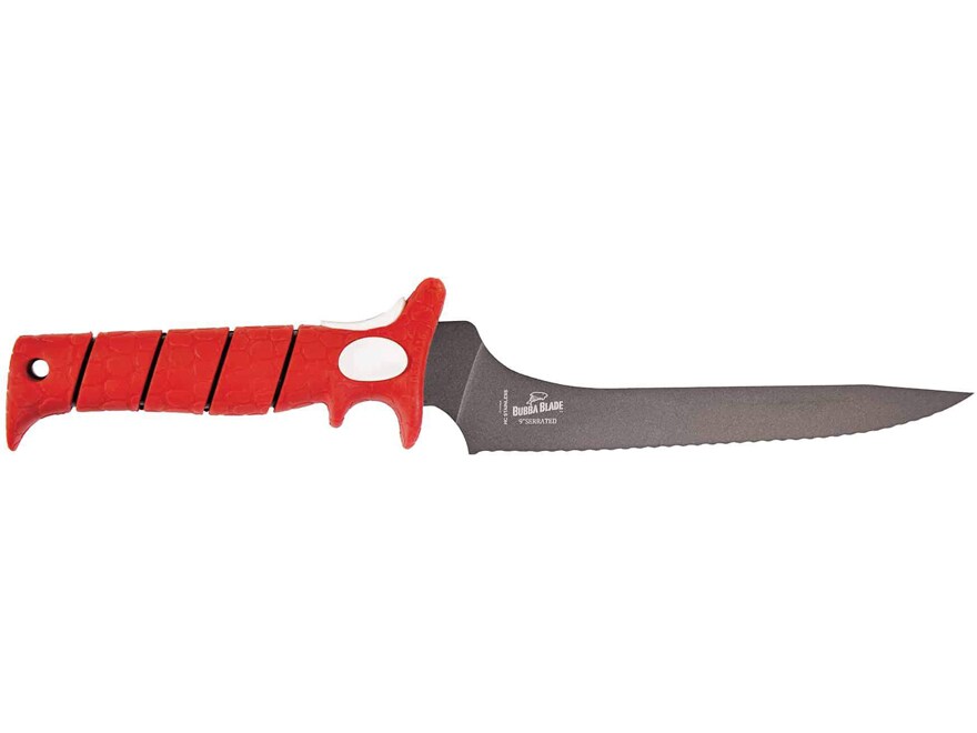 Bubba Serrated Fillet Knife 9 High Carbon SS Blade Polymer Handle