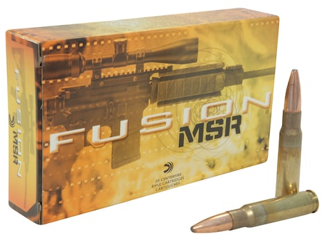 Federal Fusion MSR Ammo 338 Federal 185 Grain Bonded Spitzer Boat Tail