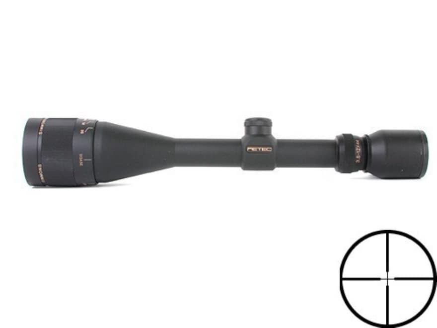 Simmons Aetec Rifle Scope 3.8-12x 44mm Adjustable Objective Truplex