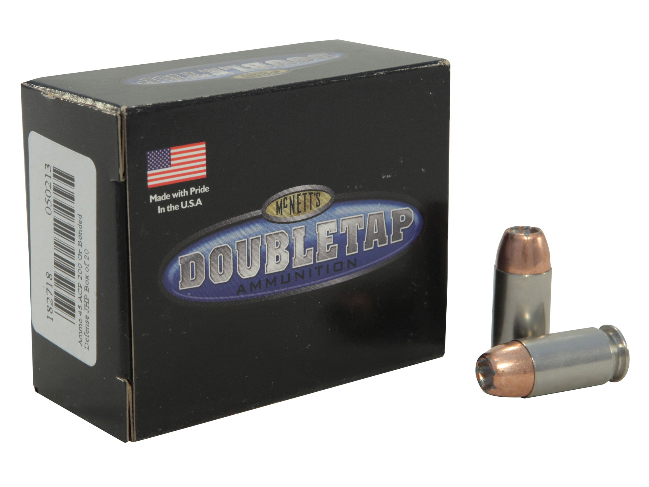Doubletap Ammo 45 ACP 200 Grain Bonded Defense Jacketed Hollow Point