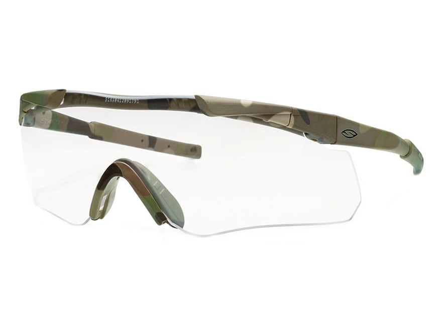 Smith Optics Elite Aegis Arc Compact Eyeshields Multicam Frames Clear,