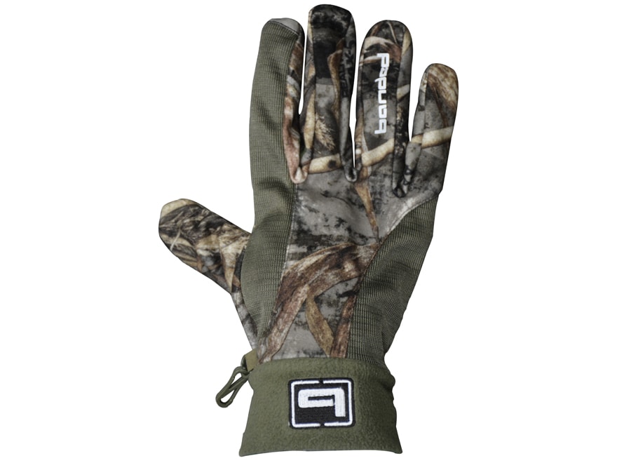 Banded Men's Tec-Fleece Hunting Gloves Realtree Max-5 Camo XL