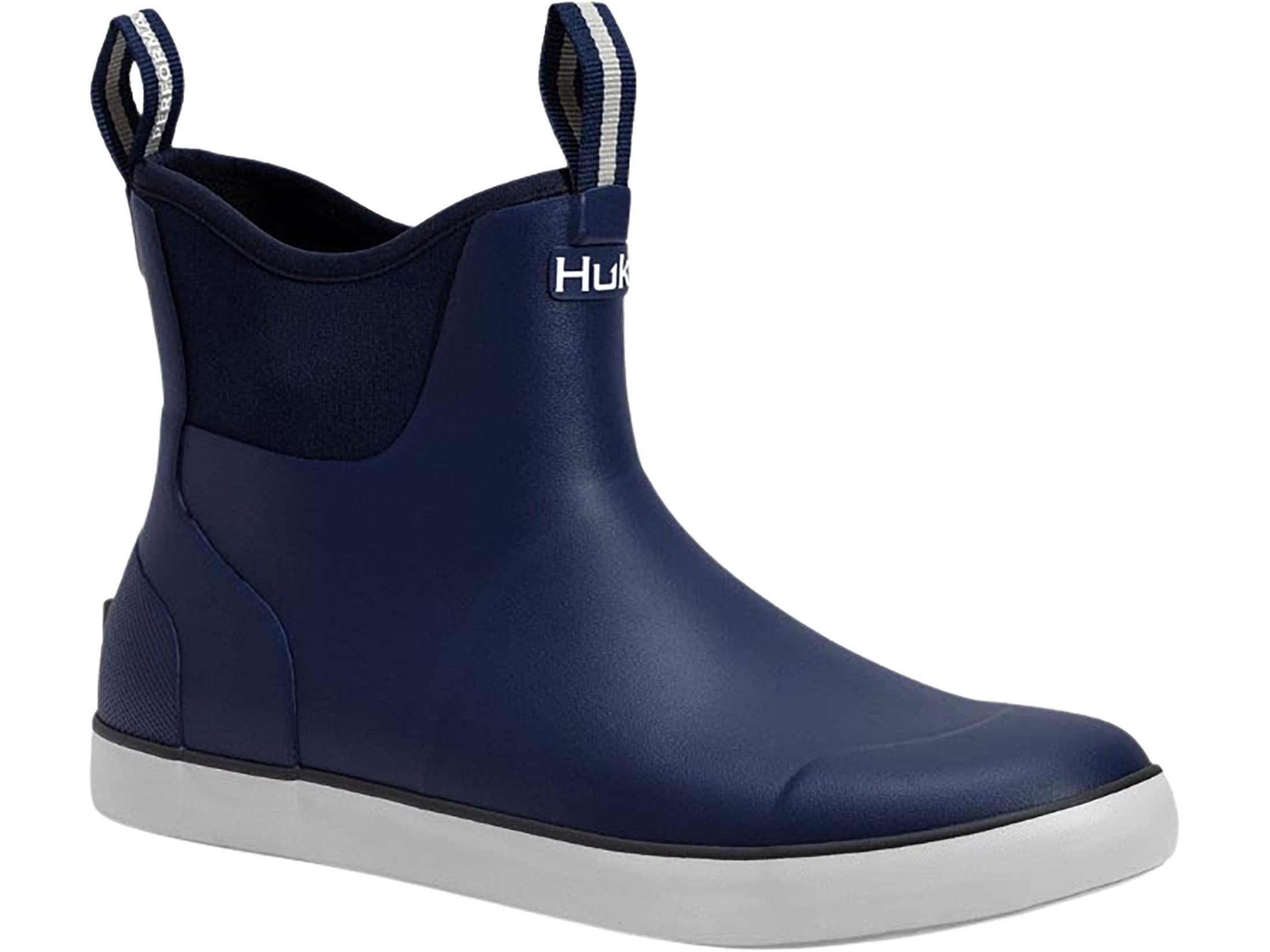 Huk Rogue Wave Deck Boots Neoprene Gray Men's 10 D