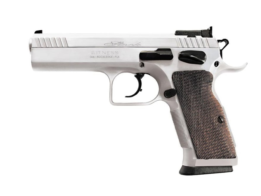 EAA Witness Stock 9mm Luger Pistol 4.5 Barrel 17+1 Round SS Slide