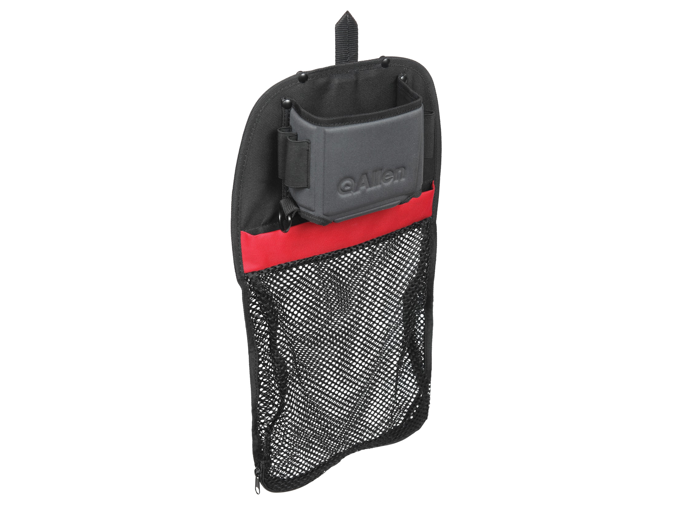 Allen Over Under Shotshell Pouch Empty Hull Bag Gray/Black/Red
