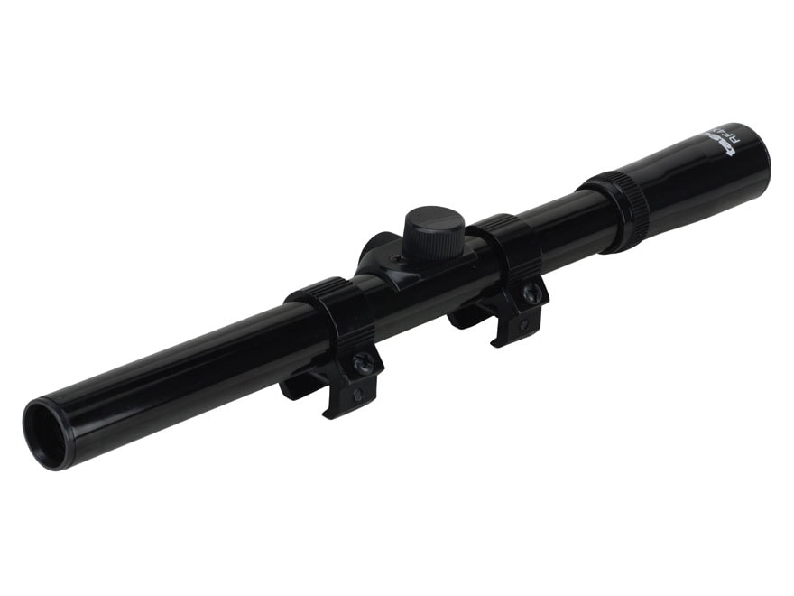 Tasco Rimfire Rifle Scope 3/4 Tube 4x 15mm Crosshair Reticle Gloss