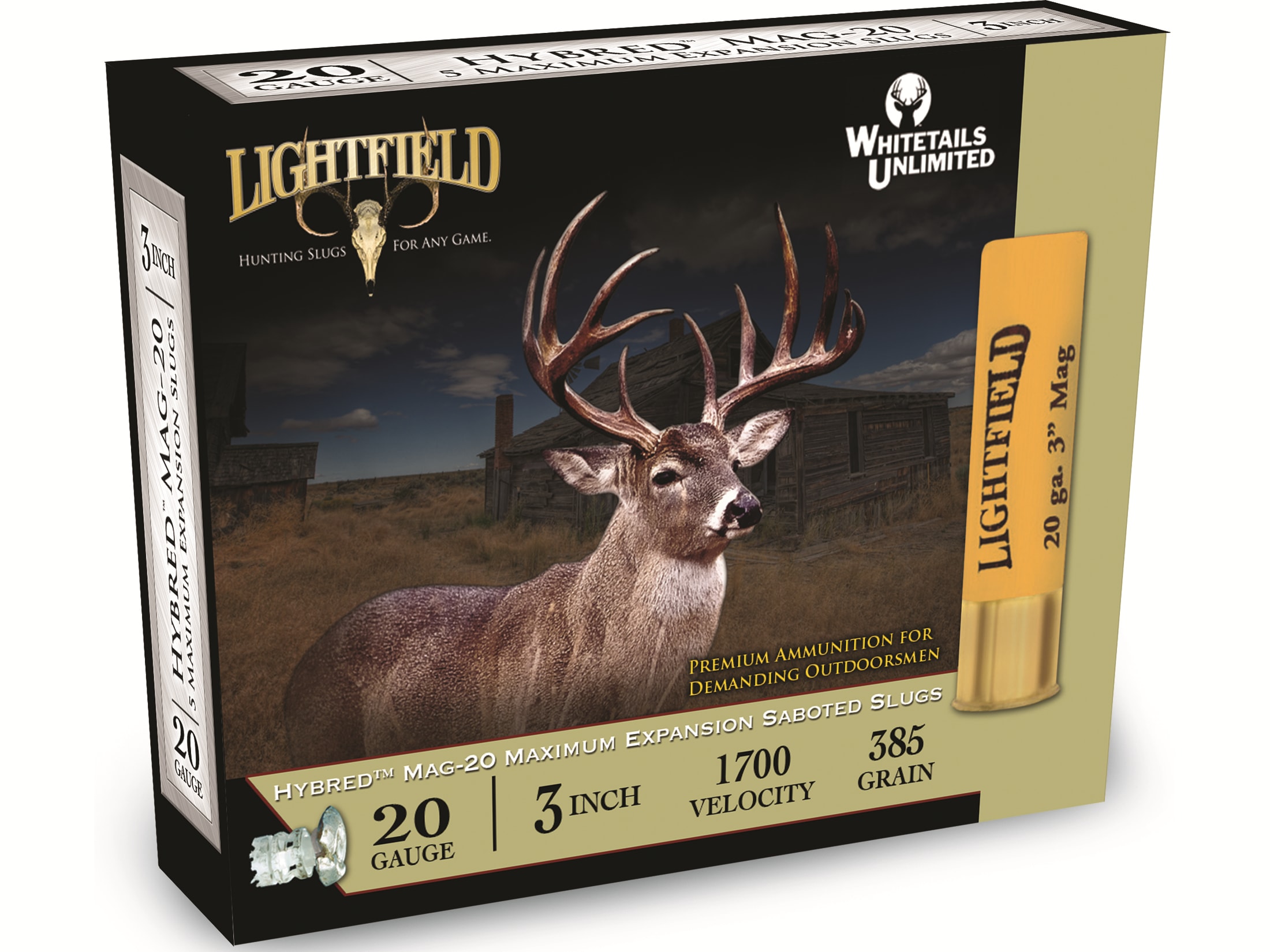 Lightfield Mag Hybred EXP 20 Ga Sabot Slug 3 7/8oz Box of 5