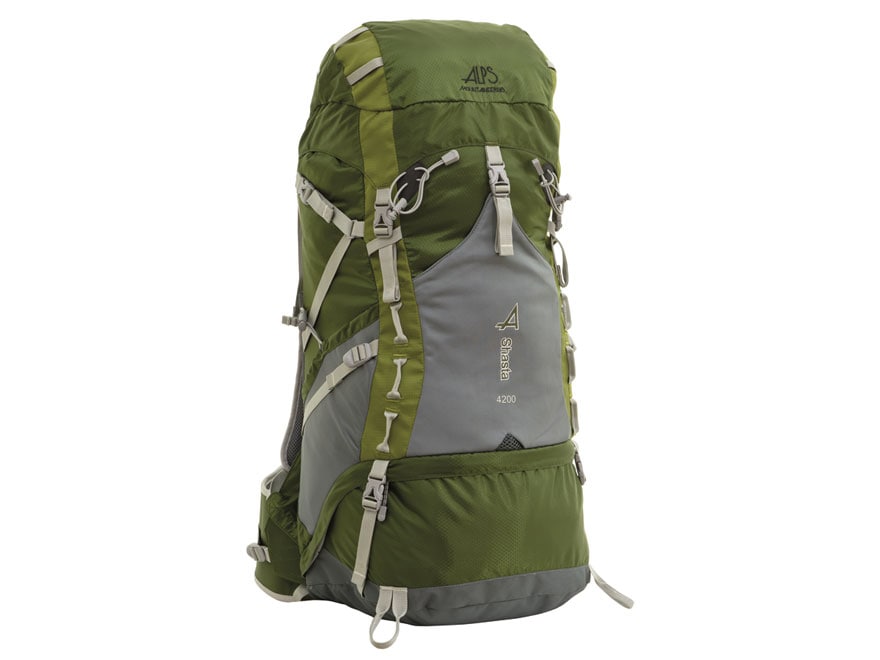ALPS Mountaineering Shasta 4200 Backpack Polyester Ripstop Green