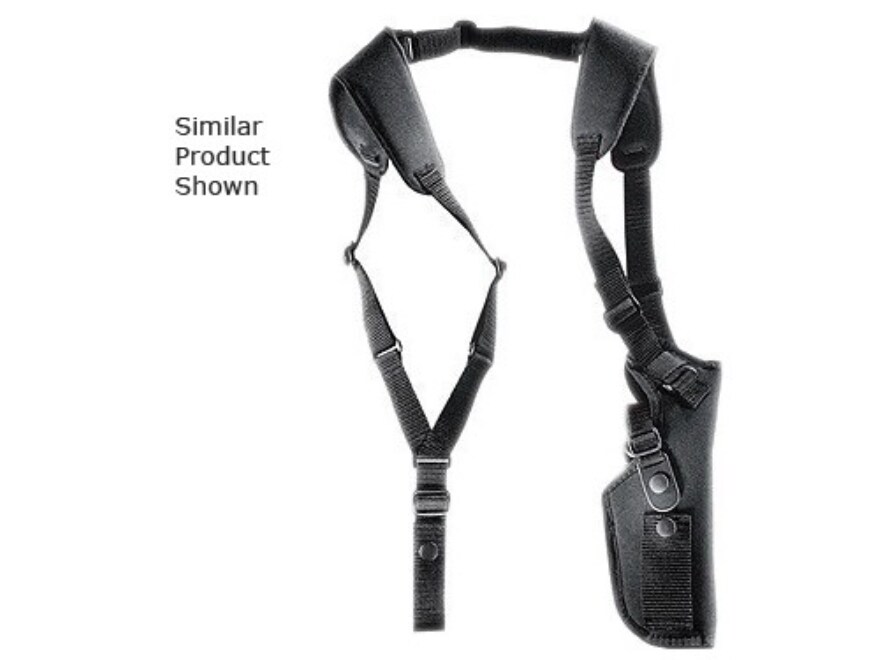 GunMate Vertical Shoulder Holster Ambidextrous Medium, Large Revolver