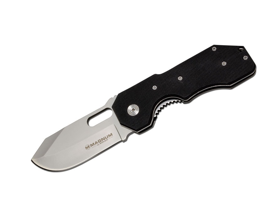 Boker Knives Mag Bulldog Folding Pocket Knife 3.5 Clip Point 440 SS