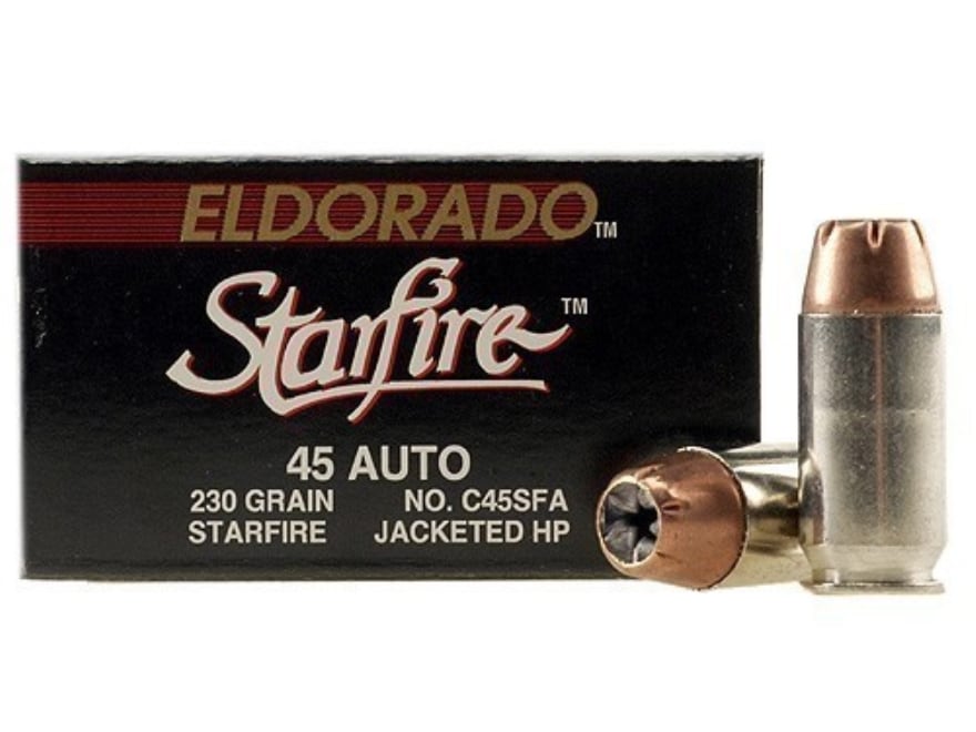 PMC Gold Ammo 45 ACP 230 Grain Starfire Hollow Point Box of 20