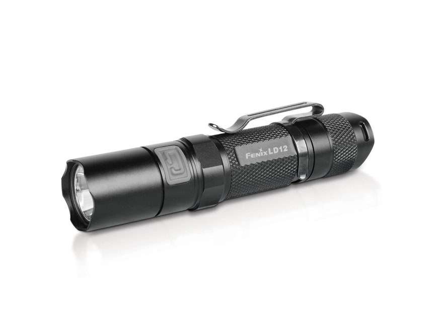 Fenix LD12 Flashlight LED 1 AA Battery Aluminum Black