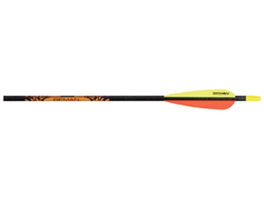 Beman ICS Bowhunter 340 Carbon Arrow 4 Vanes Black Pack of 12