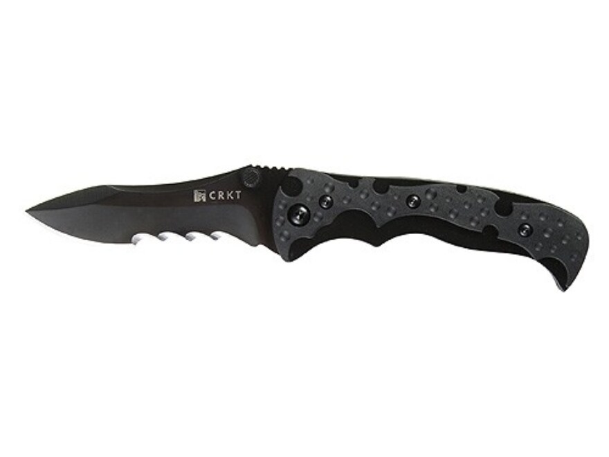 CRKT Mini My Tighe Folding Knife 3 5Cr15MoV Black SS Blade Zytel