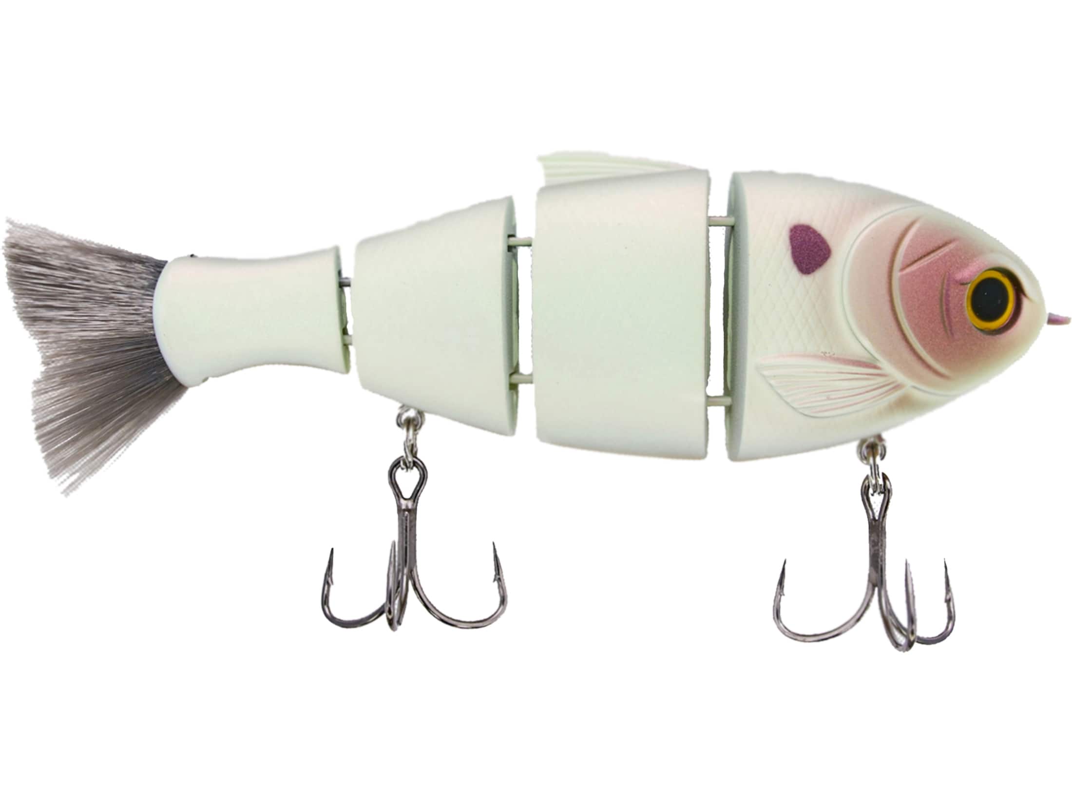 Bucca Brand Bull Shad Swimbait Pearl Bone