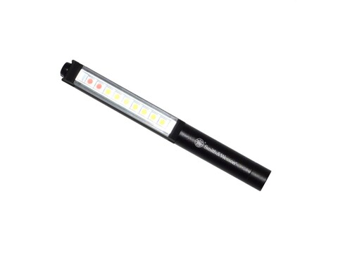 Smith & Wesson Galaxy Flare Dual Color Flashlight LED 3 AAA Batteries