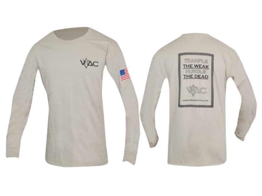 VTAC Long Sleeve Shirt Large Cotton Pebble