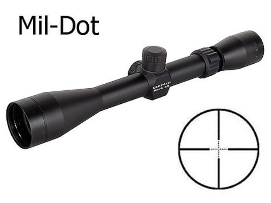 Leupold Mark AR Rifle Scope 3-9x 40mm Mil Dot Reticle Matte