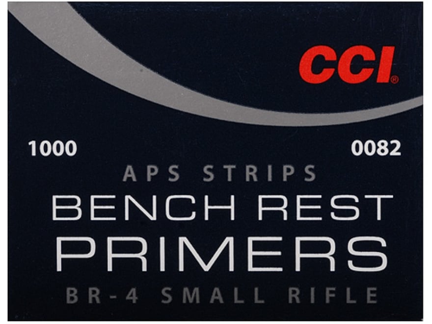 CCI Small Rifle APS Bench Rest Primers Strip #BR4 Box of 1000 (40