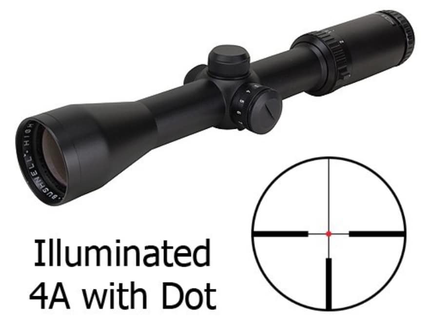 Bushnell Trophy Rifle Scope 30mm Tube 1.5-6x 42mm Illuminated 4A Dot