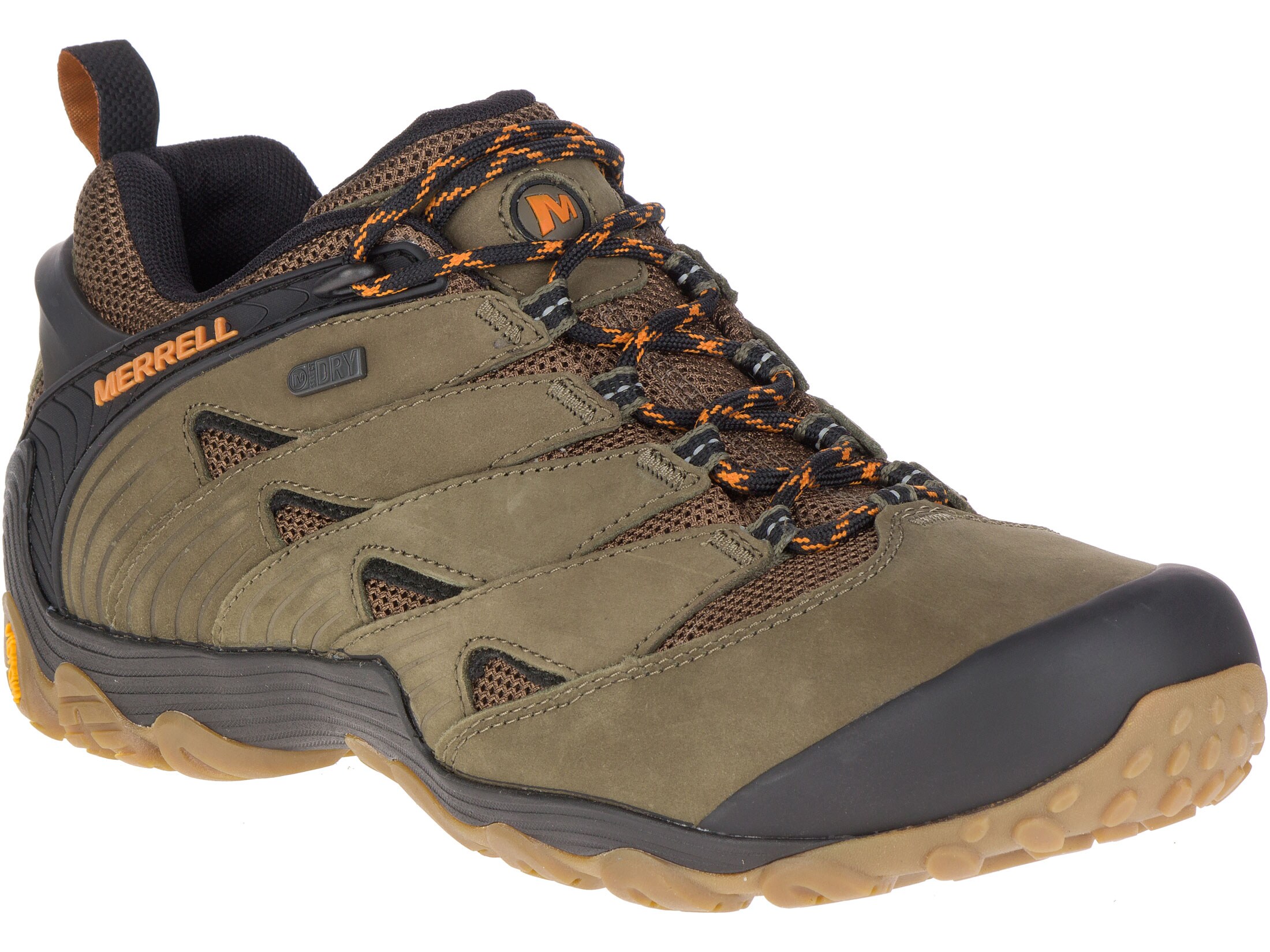 Merrell Chameleon 7 4 Hiking Shoes Leather/Nylon Dusty Olive Men's 14