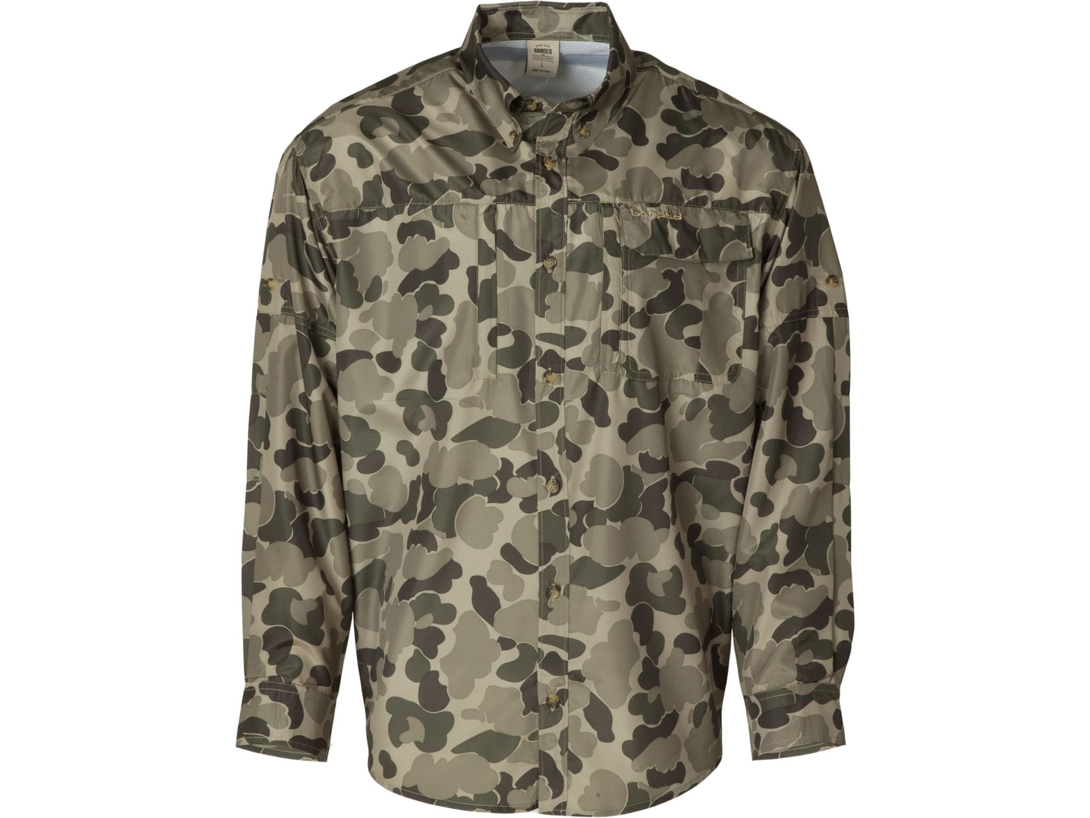 Banded Men's Accelerator OTL Shirt Classic Pine Camo Large