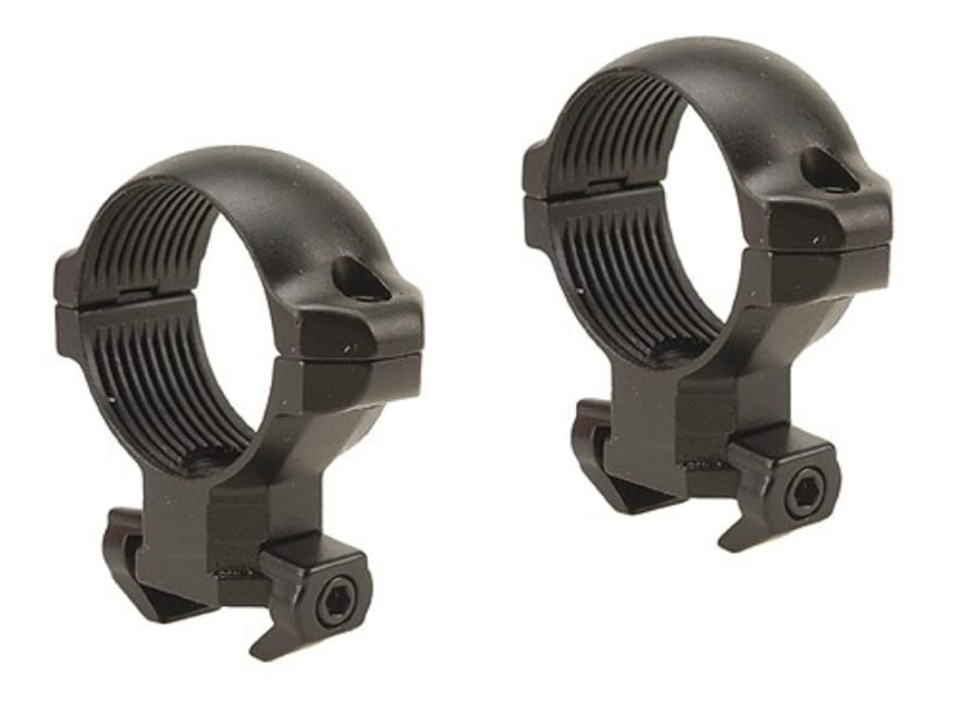 Millett 30mm Angle-Loc Windage Adjustable Weaver-Style Rings Matte Low