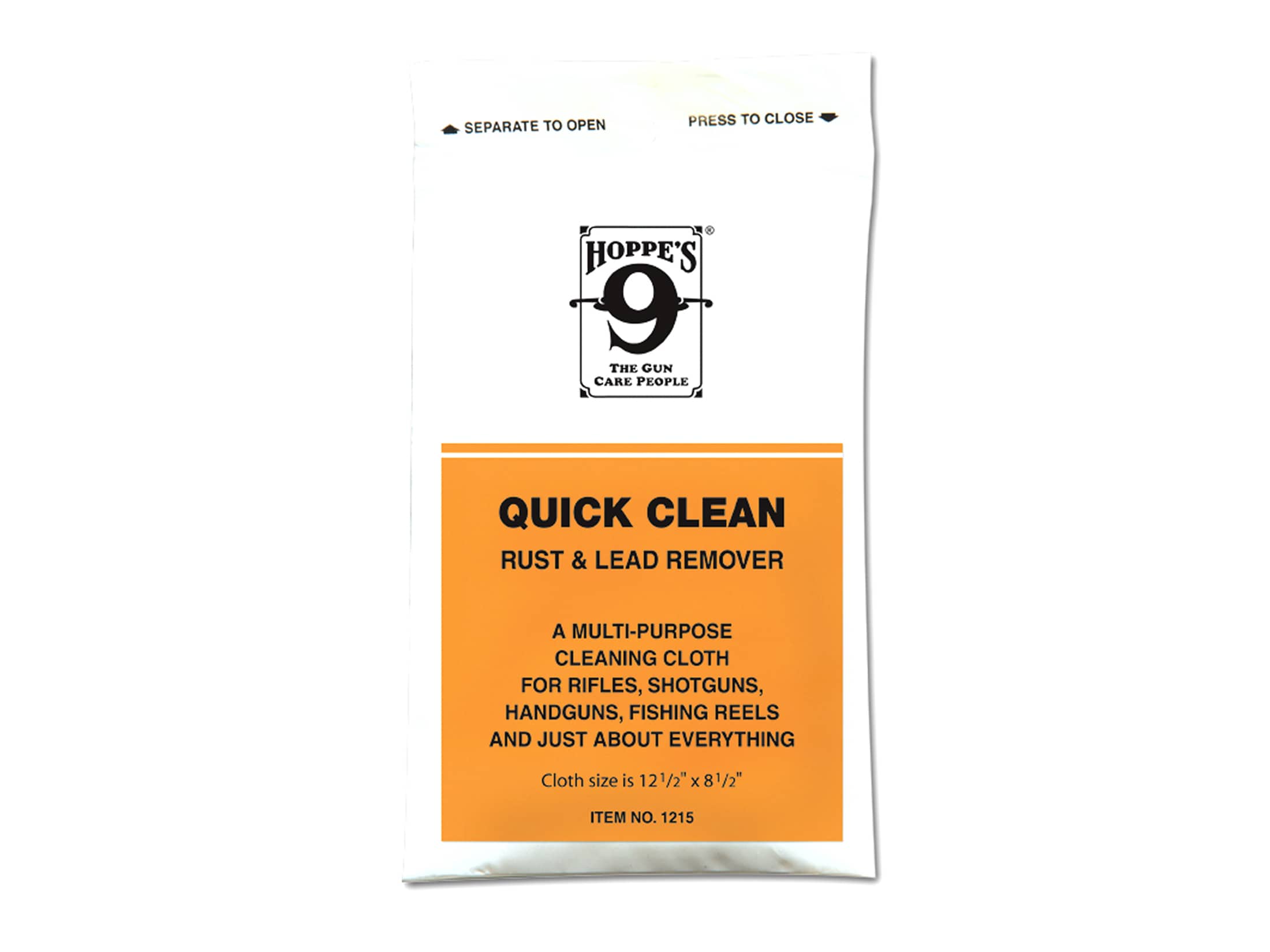 Hoppe's #9 Quick Clean Rust Lead Remover Gun Cleaning Cloth