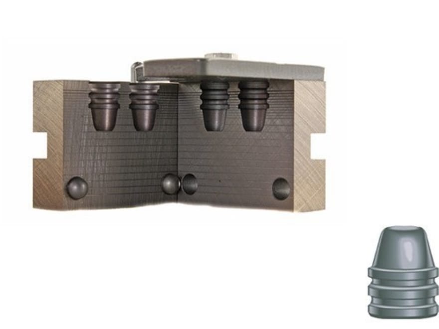 RCBS 2-Cavity Bullet Mold 45-185-SWC-BB 45 Cal (452 Diameter) 185