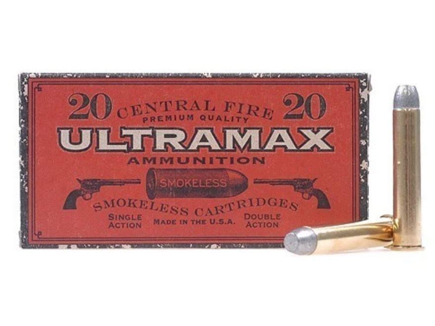 Ultramax Cowboy Action 45-90 WCF (45-85 WCF) Ammo 300 Grain Flat Nose
