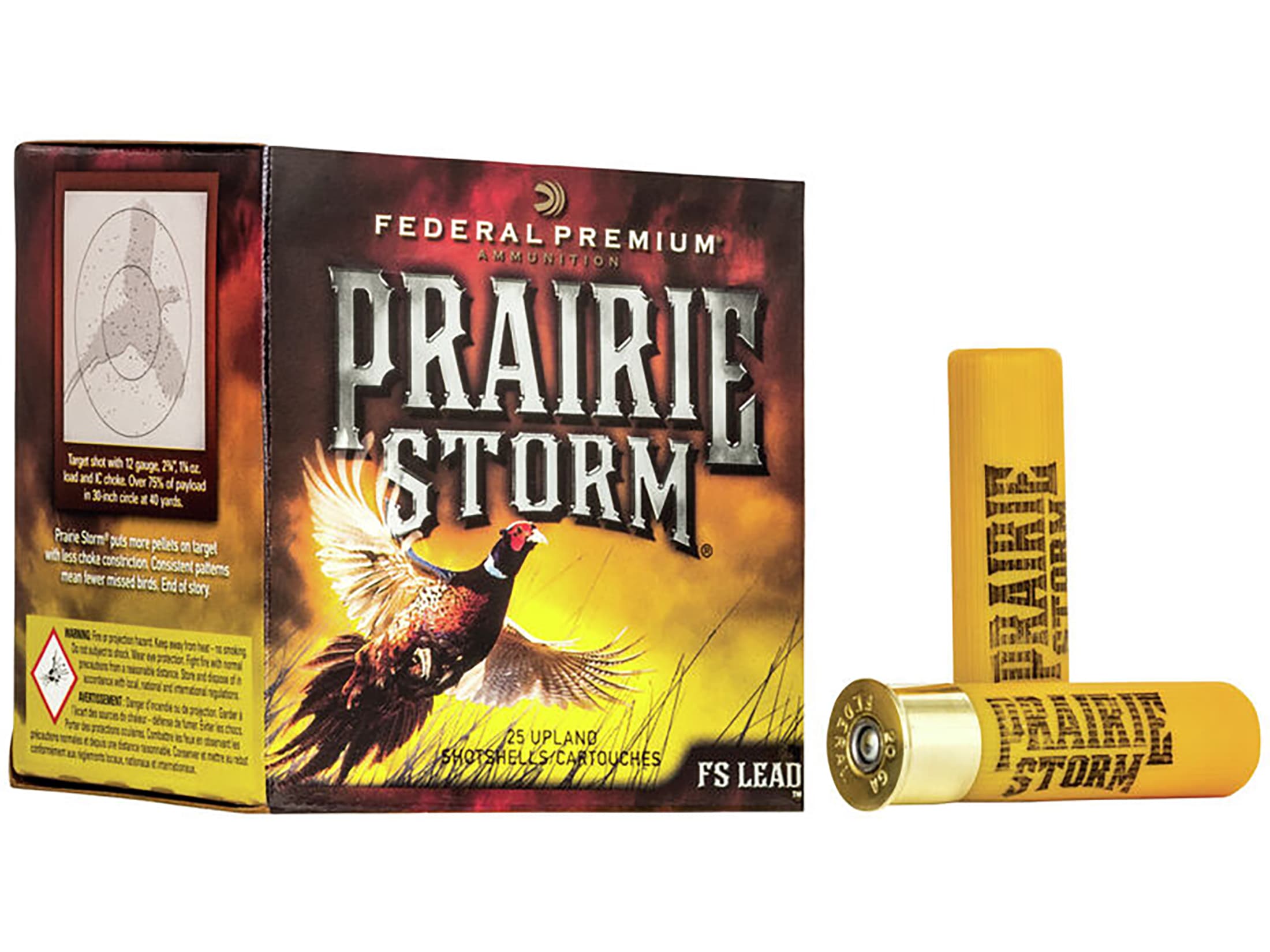 Federal Premium Prairie Storm Ammo 20 Ga 3 1-1/4oz #6 Copper Plated