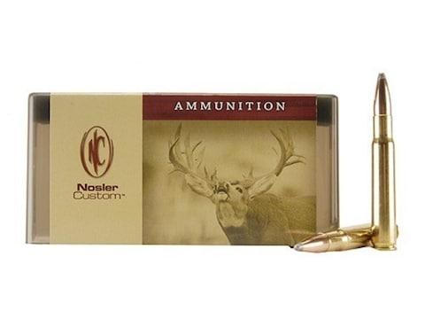 Nosler Custom Ammo 338-06 A-Square 250 Grain Partition Spitzer Box of