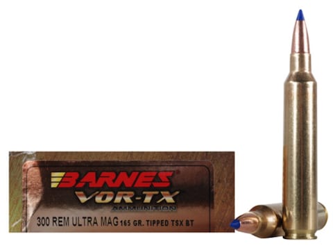 Barnes VOR-TX Ammo 300 Remington Ultra Mag 165 Grain TTSX Polymer