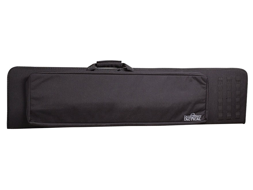 Uncle Mike's Long Range Tactical Rifle Case Shooting Mat Nylon Black
