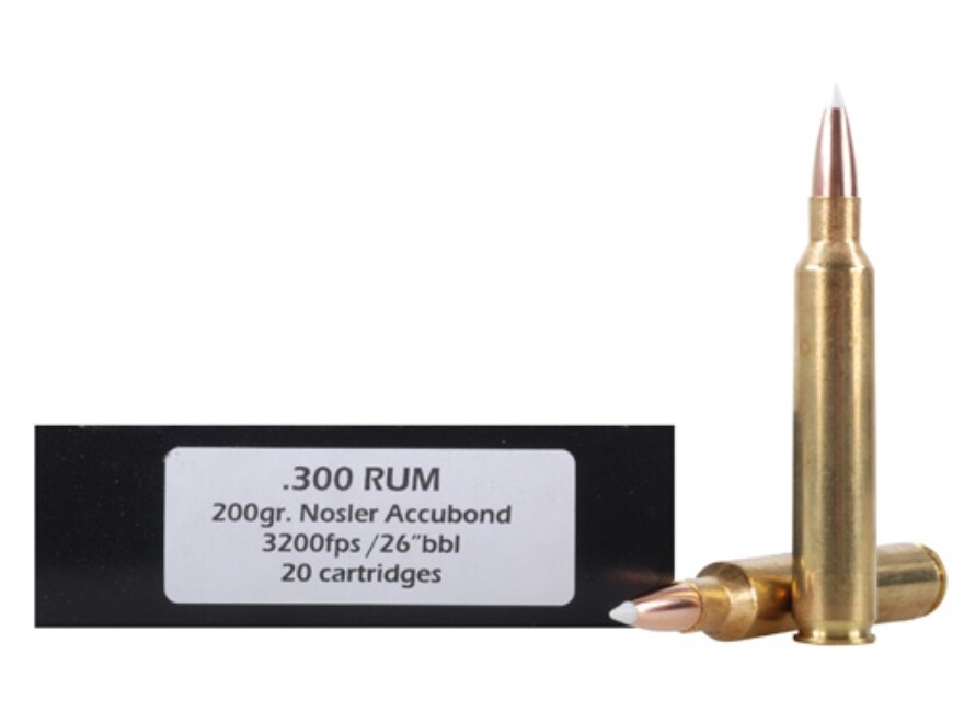 DoubleTap 300 Remington Ultra Mag Ammo 200 Grain Nosler AccuBond