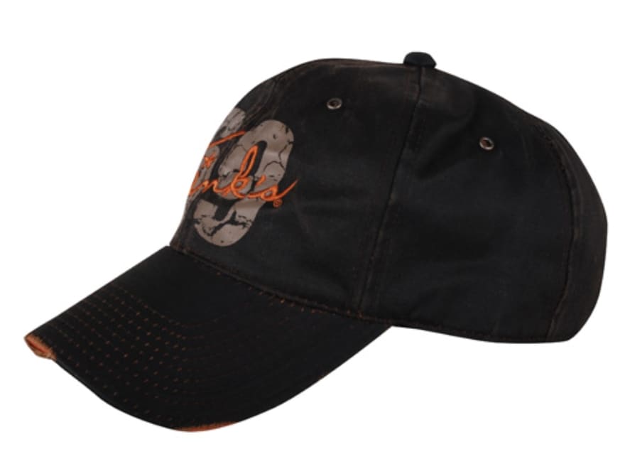 Tink's Distressed Embroidered Logo Cap Cotton Brown