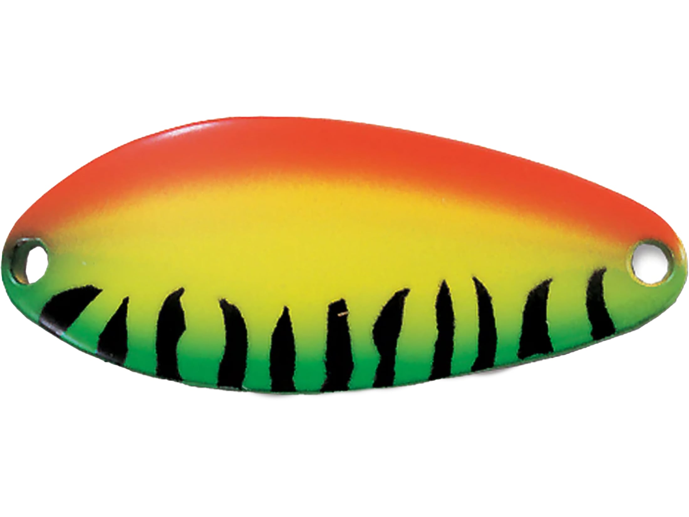 Acme Little Cleo Spoon Nickel Neon Green Stripe 2/5oz