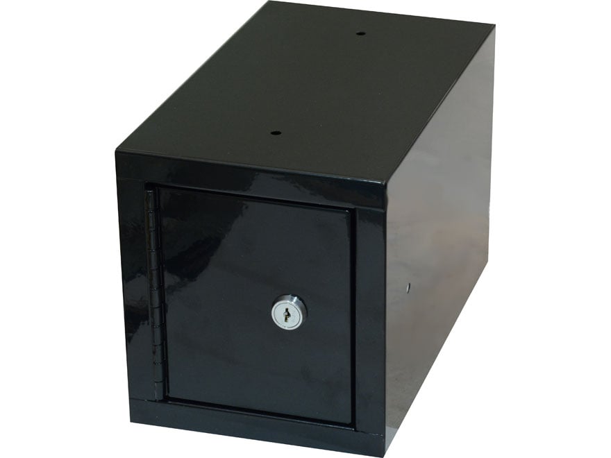 Stack-On Steel Security Box Key Lock Black