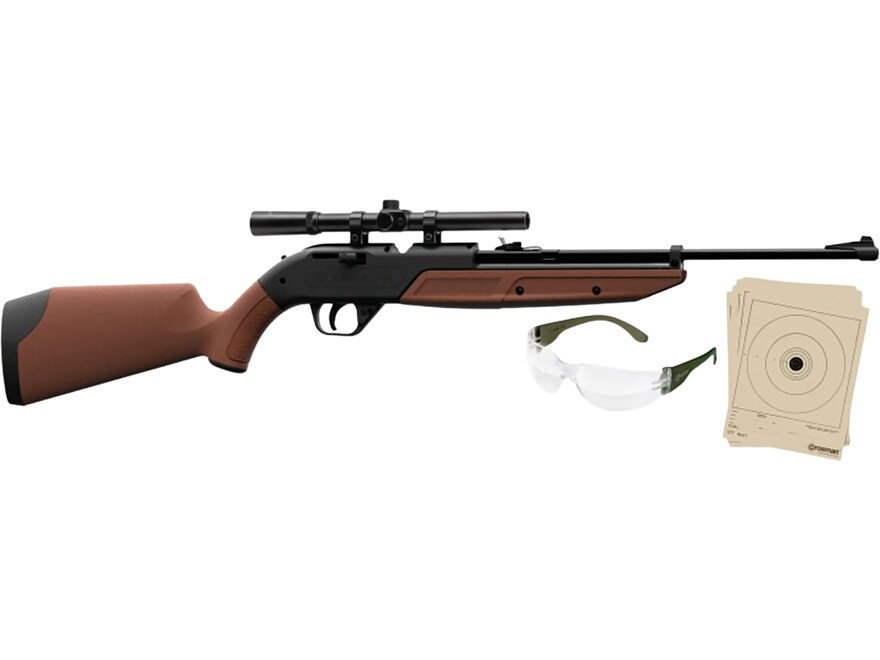 Crosman 760 Pumpmaster Air Rifle 177 Cal BB Pellet Brown Kit