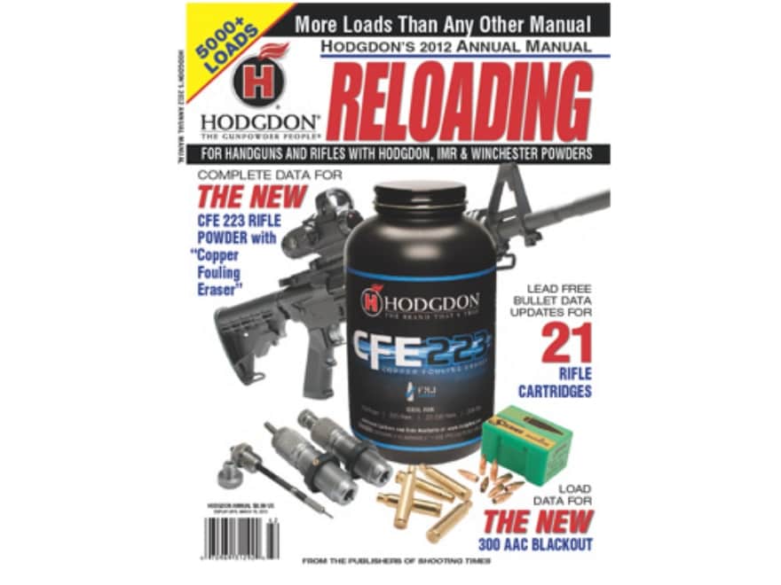 Hodgdon 2012 Annual Reloading Manual Reloading Manual